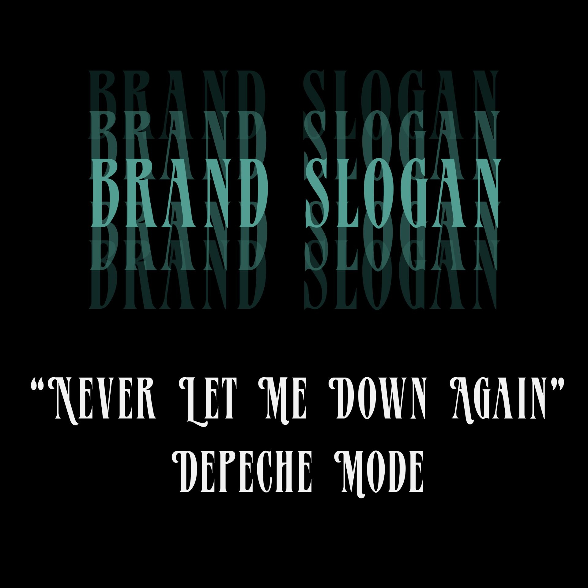 Never Let Me Down Again by Brand Slogan | Rock Era Magazine